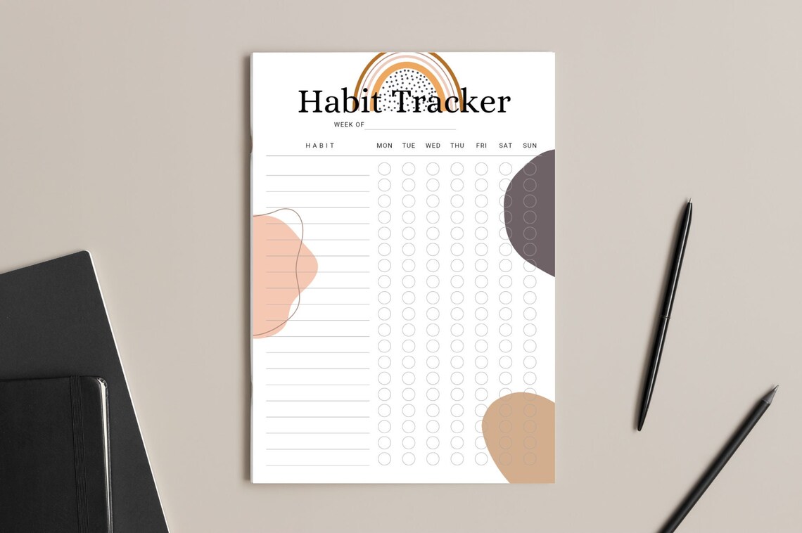 Habit Planner, Habit Tracker, Habit Journal, Printable Habit Tracker ...