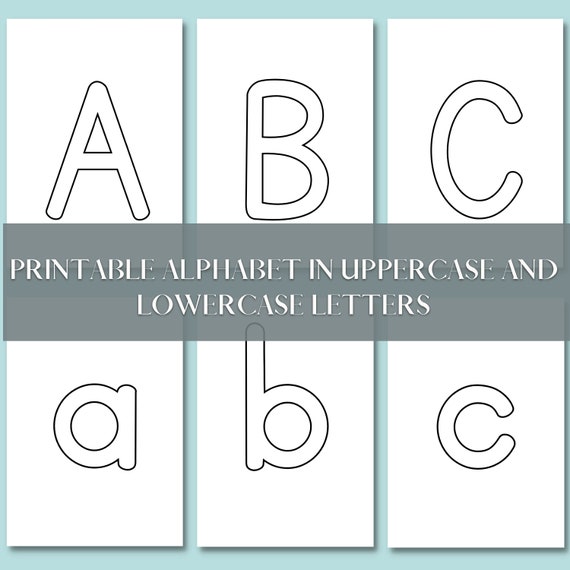 Printable Lowercase Alphabet Letters