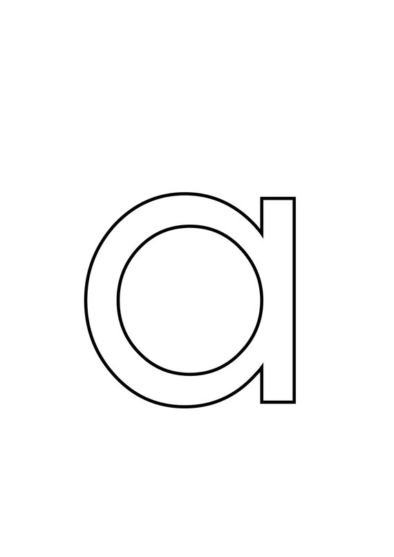 Letras Individuales Del Alfabeto Para Imprimir Plantillas De