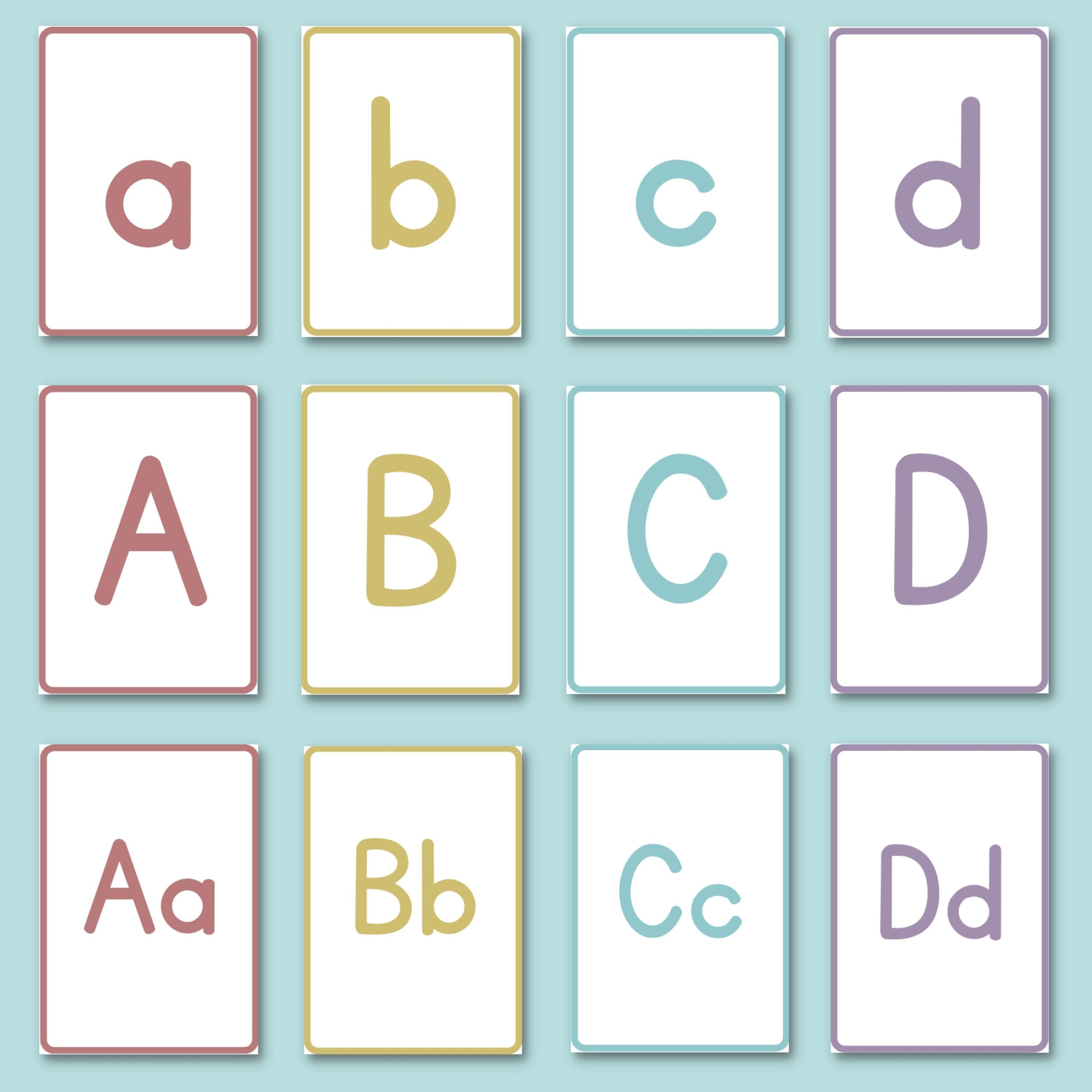 Printable Flashcards L Alphabet Flashcards L Uppercase and Lowercase L ...