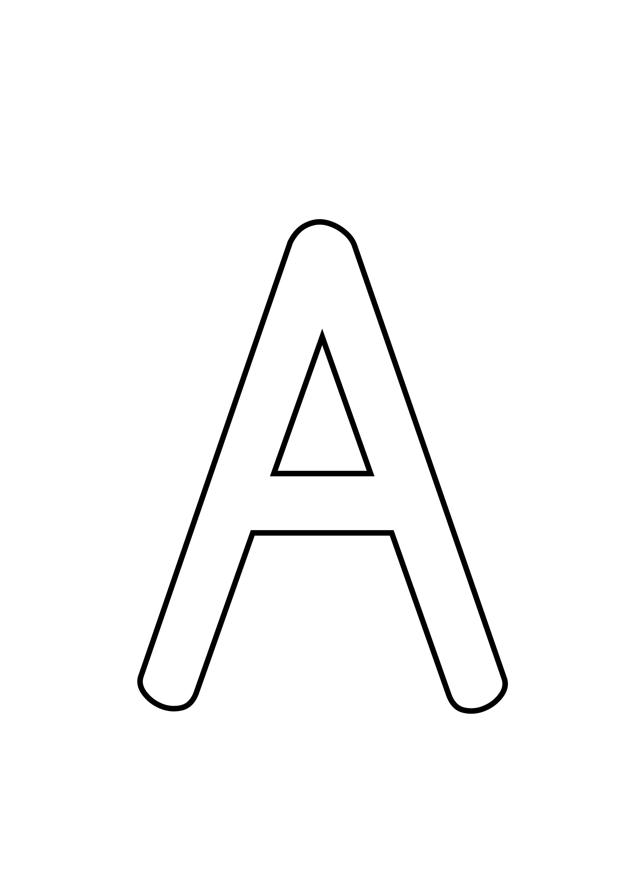 ABC Uppercase and Lowercase Letters in Pdf A4 Portrait. Full Alphabet ...