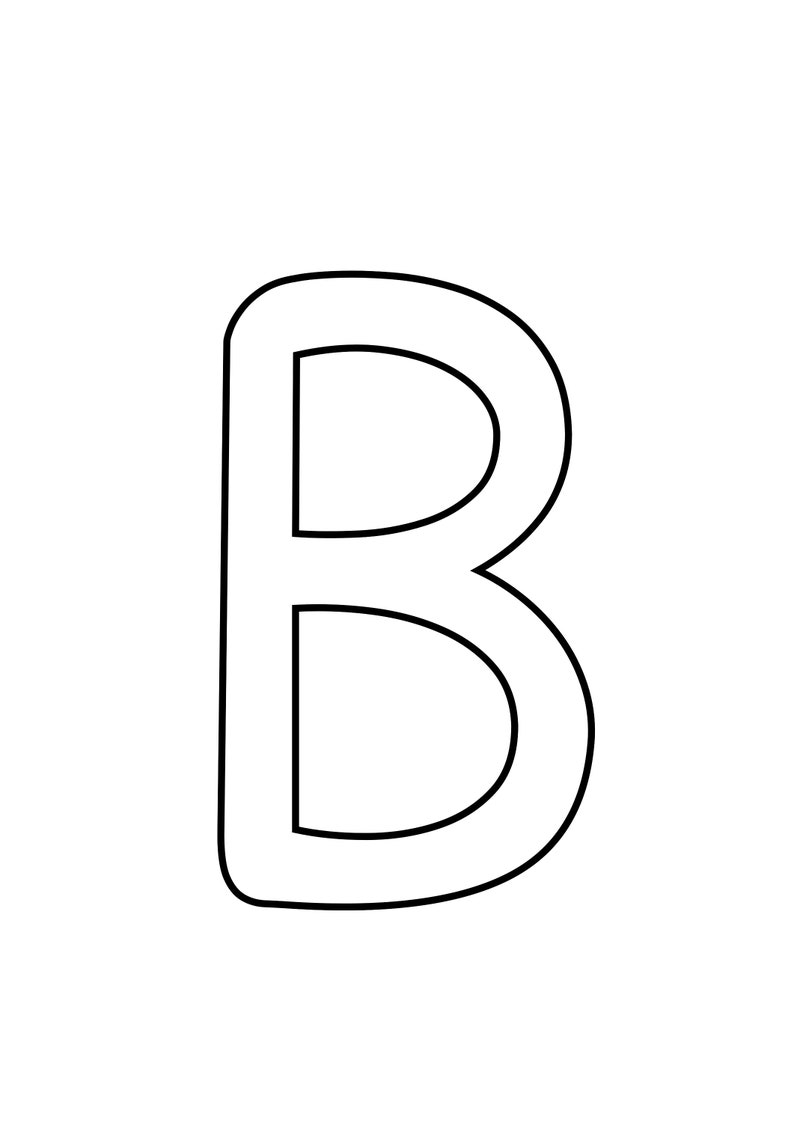 ABC Uppercase and Lowercase Letters in Pdf A4 Portrait. Full Alphabet ...