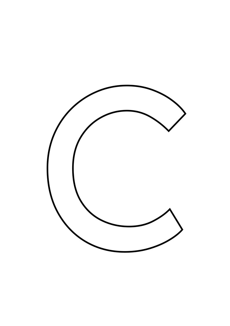 ABC Uppercase and Lowercase Letters in Pdf Png Jpg A4 Portrait. Full ...