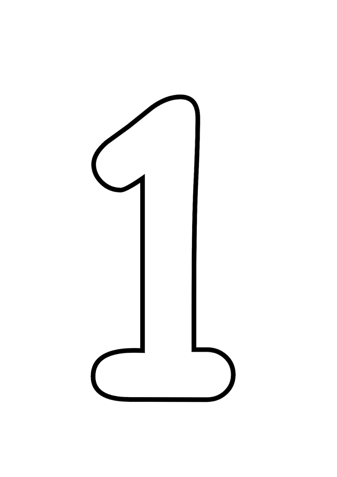 Printable Numbers Bubble A4 Pdf Numbers From 1-50 Total 65 Pages With ...