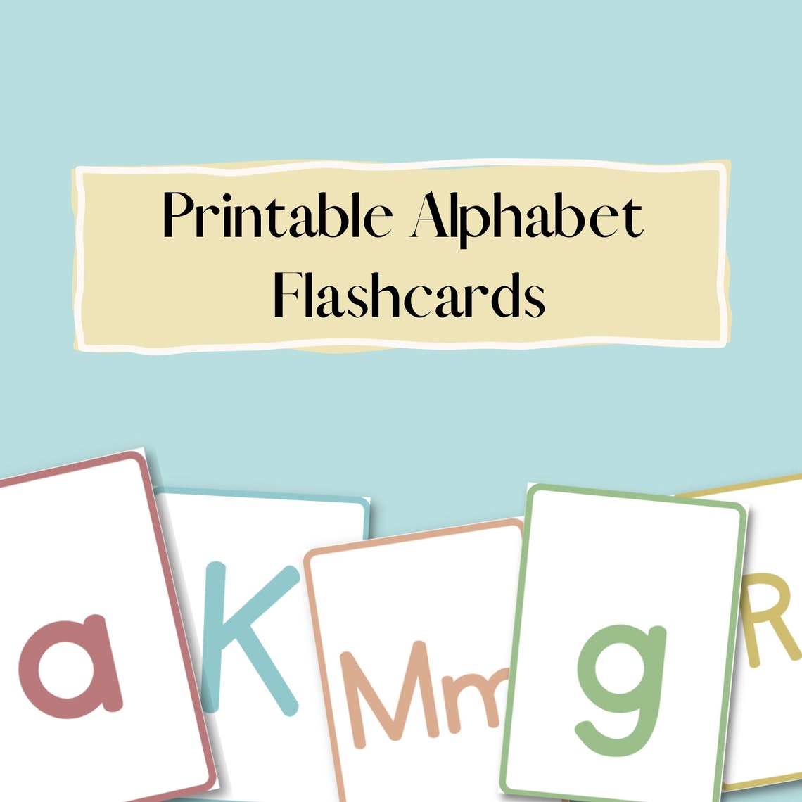 Printable Flashcards L Alphabet Flashcards L Uppercase and Lowercase L ...