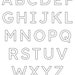 ABC Uppercase and Lowercase Letters in Pdf Png Jpg A4 Portrait. Full ...