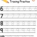 Printable Number Tracing Worksheet 1-10 Pdf L Number Practice Sheets ...