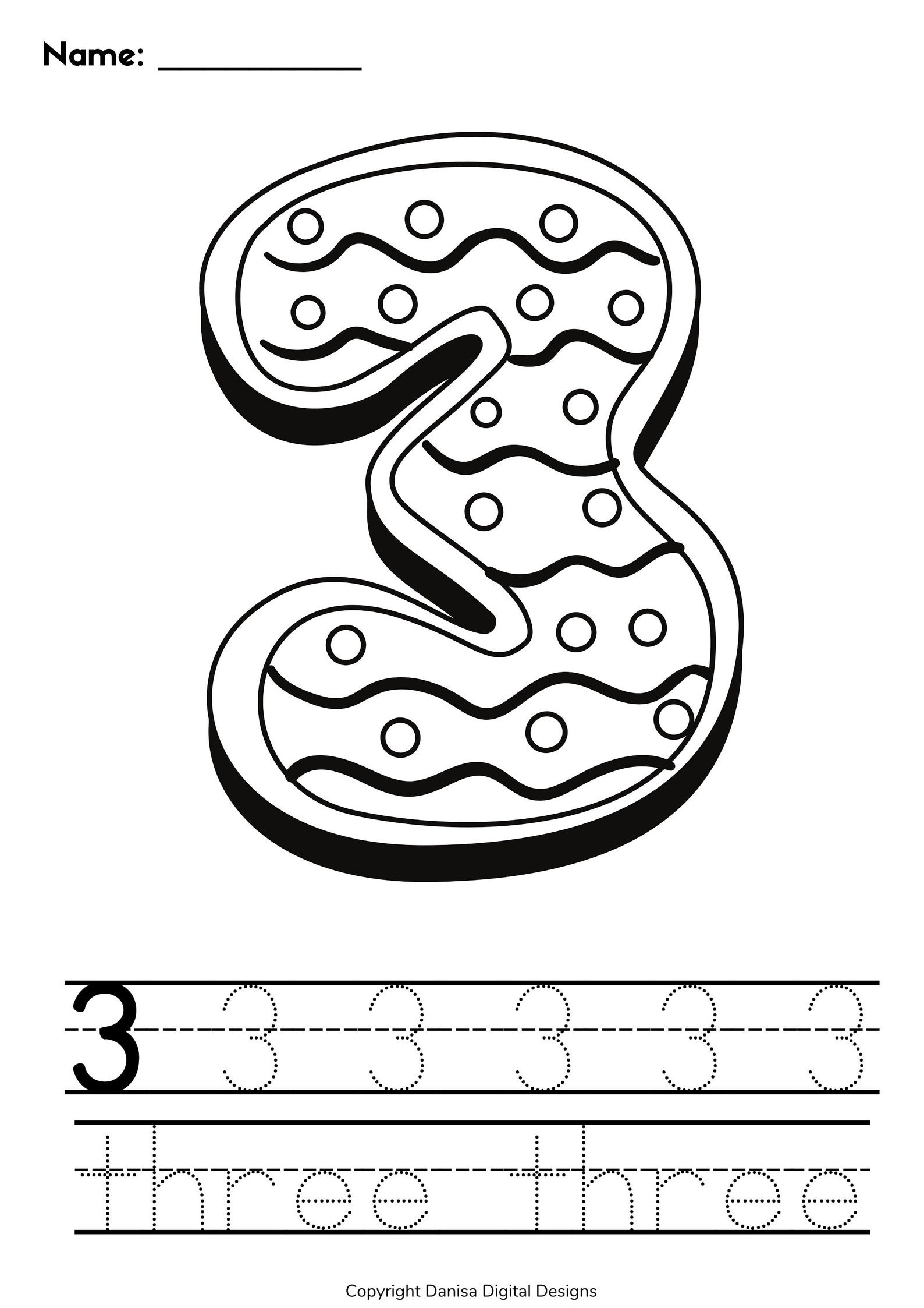 Printable Number Tracing Worksheet 1-10 Pdf L Number Practice Sheets ...