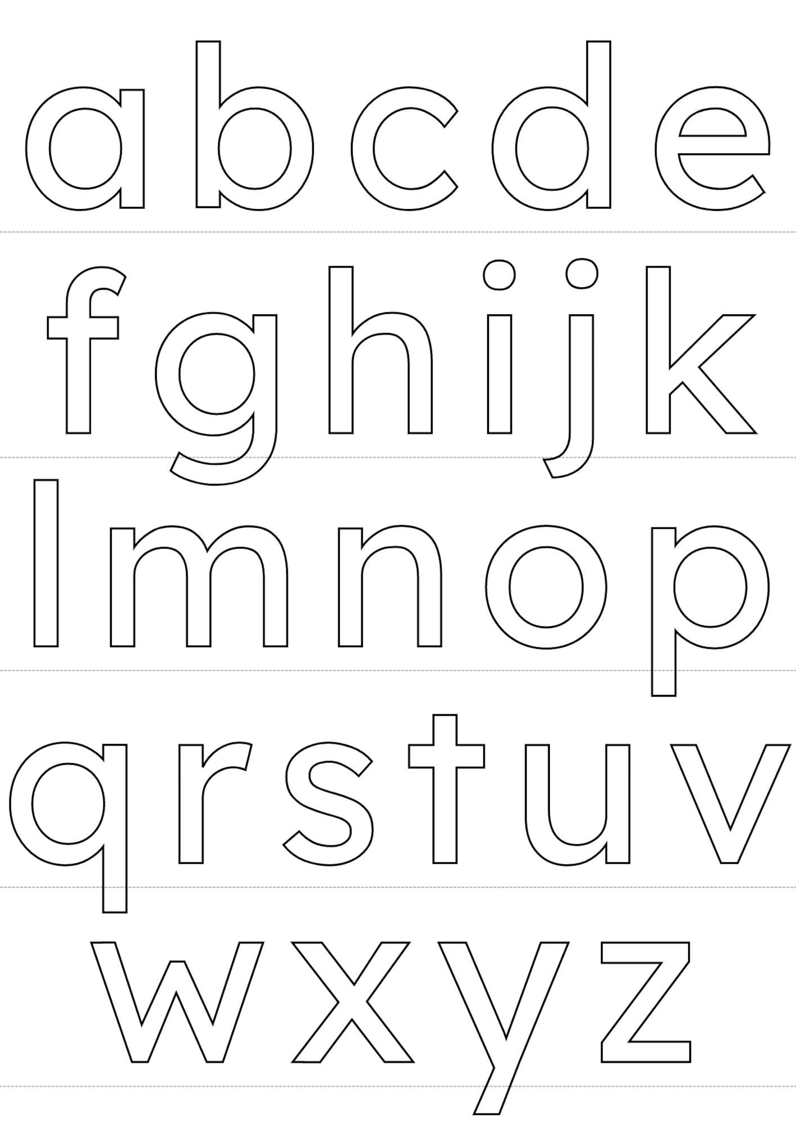Alphabet Tracing Uppercase Letters and Lowercase Letters Tracing Inside ...