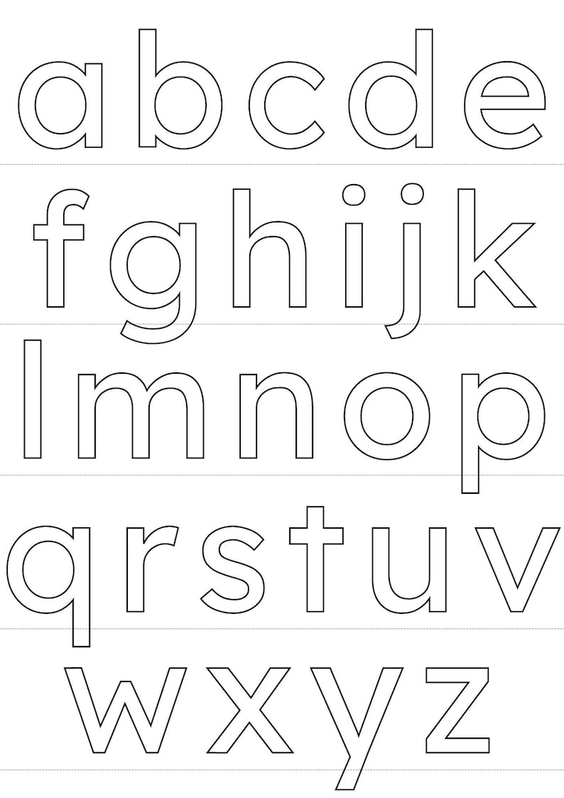 Alphabet Tracing Uppercase Letters and Lowercase Letters Tracing Inside ...