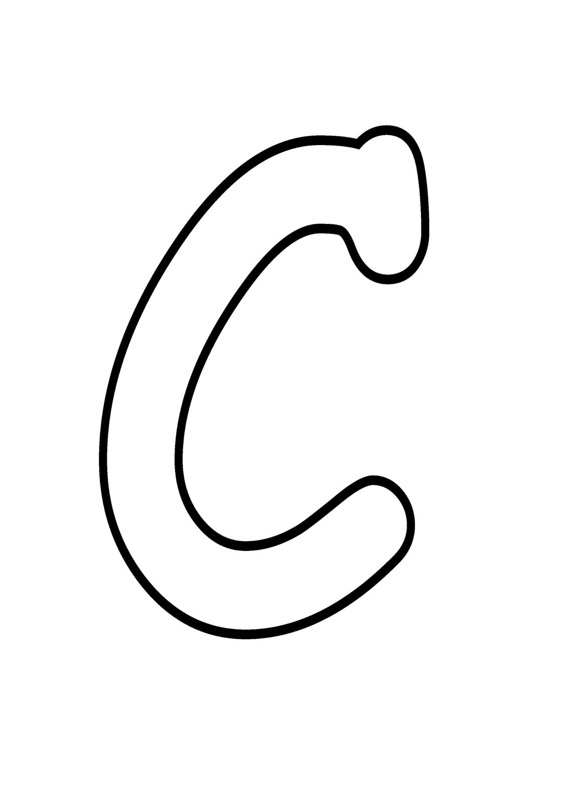 Printable Alphabet Uppercase Bubble Pdf Full Alphabet & Individual ...