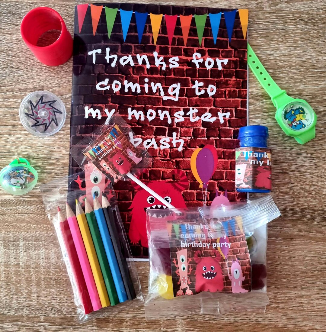 Design 1 Monsters Themed Digital Download Activity Coloring - Etsy