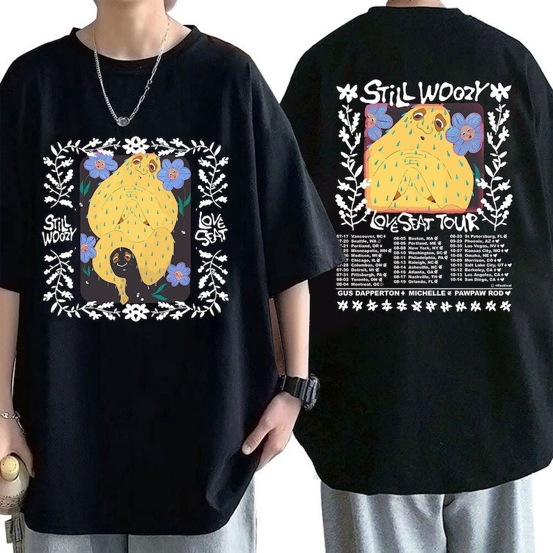 Still Woozy 2024 Love Seat Tour Shirt, Still Woozy Concert 2024 Shirt ...
