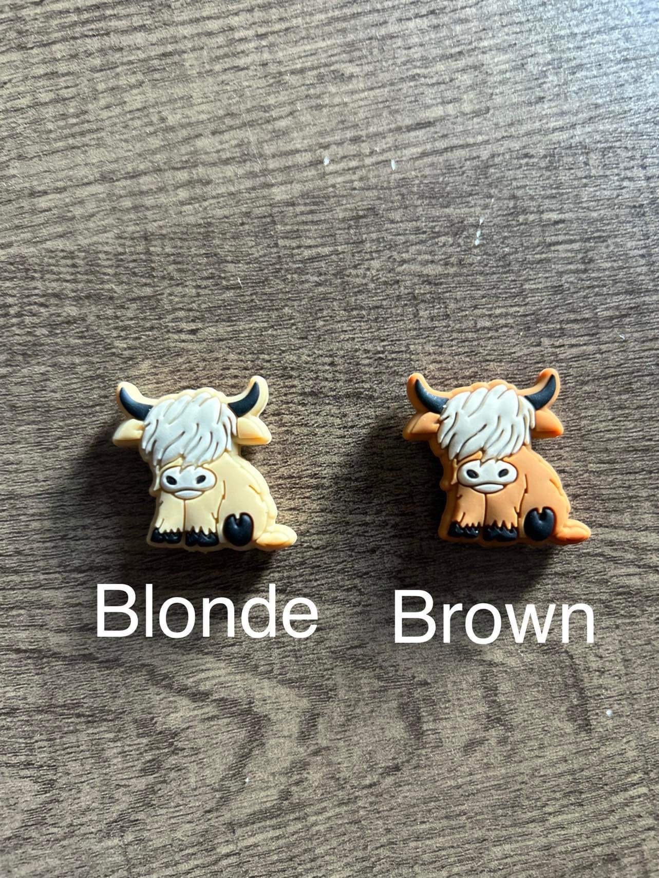 Maroon or Gray Highland Cow Custom Pacifier Clipbaby - Etsy