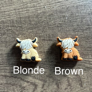 Dark Highland Cow Custom Pacifier Clip| Baby Accessories| Baby Shower ...