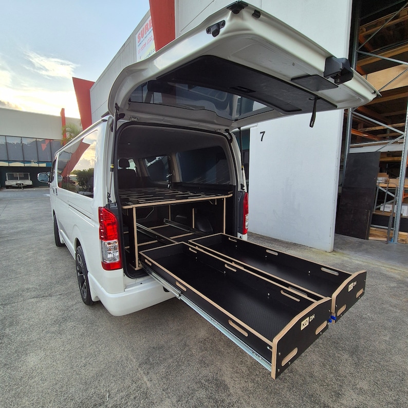 KODH.COM.AU Van Conversion Kit Fitout Van Bed Cargo Tray Campervan ...
