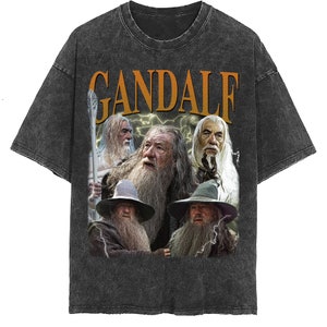 Gandalf Vintage Washed Shirt Actor Homage Graphic Unisex - Etsy