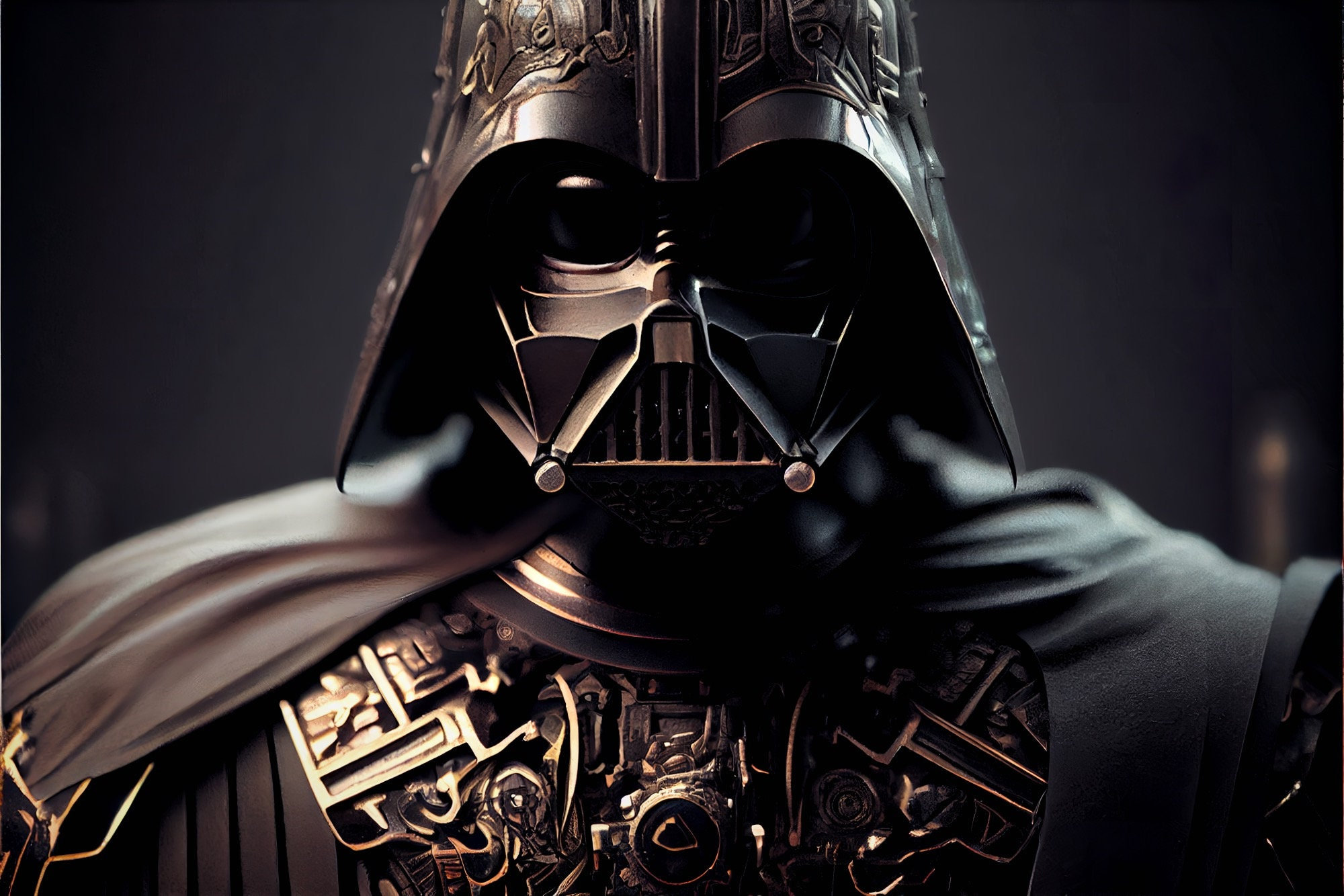 Darth Vader Alt Star Wars AI Art AI Created Sci-fi - Etsy