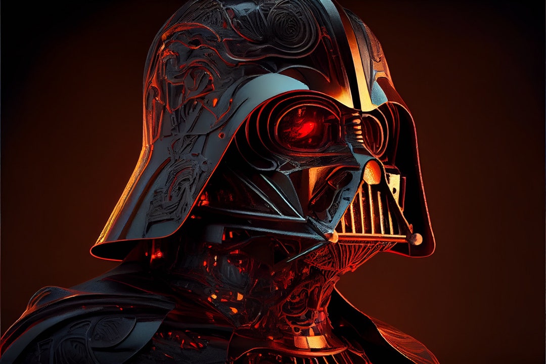 Darth Vader Alt Star Wars AI Art AI Created Sci-fi - Etsy