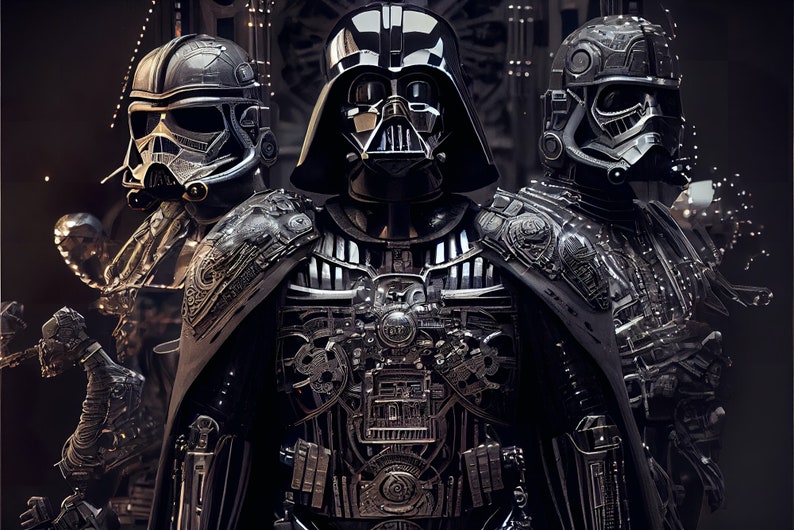 Darth Vader Alt Star Wars AI Art AI Created Sci-fi - Etsy