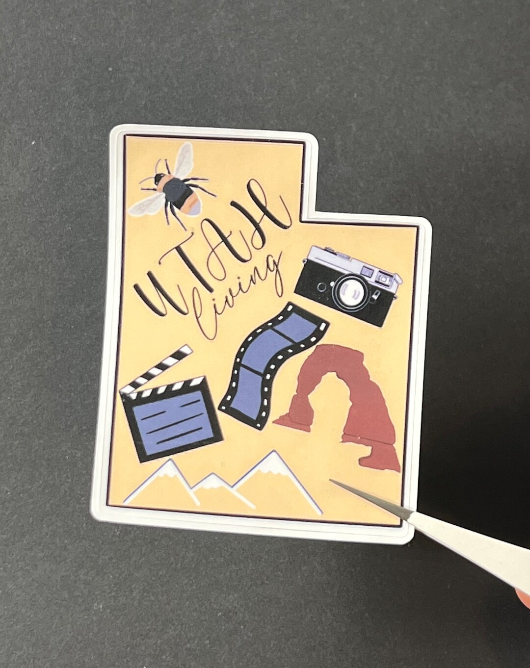 Utah Living Sticker - Etsy