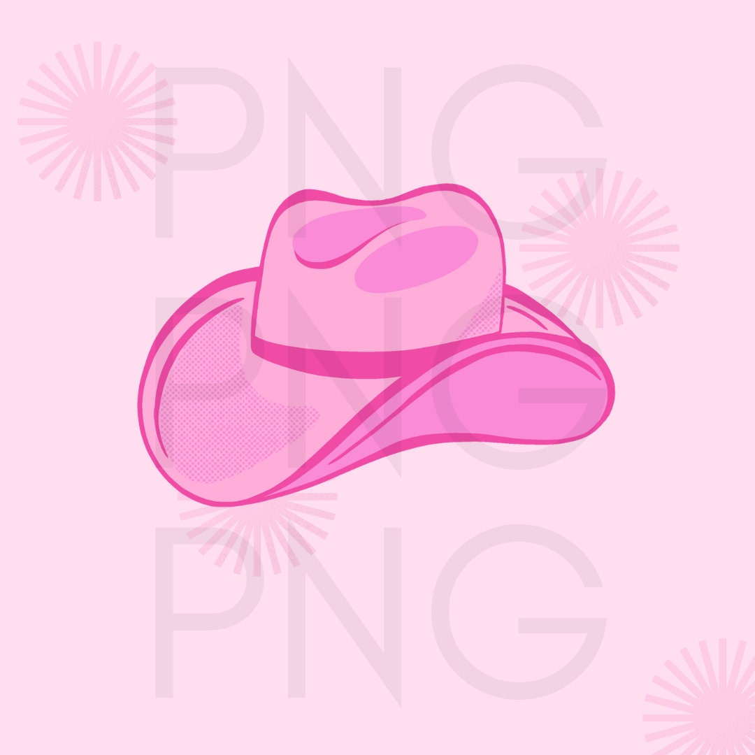 COWGIRL HAT PNG, Downloadable Illustration, Bachelorette, Western ...