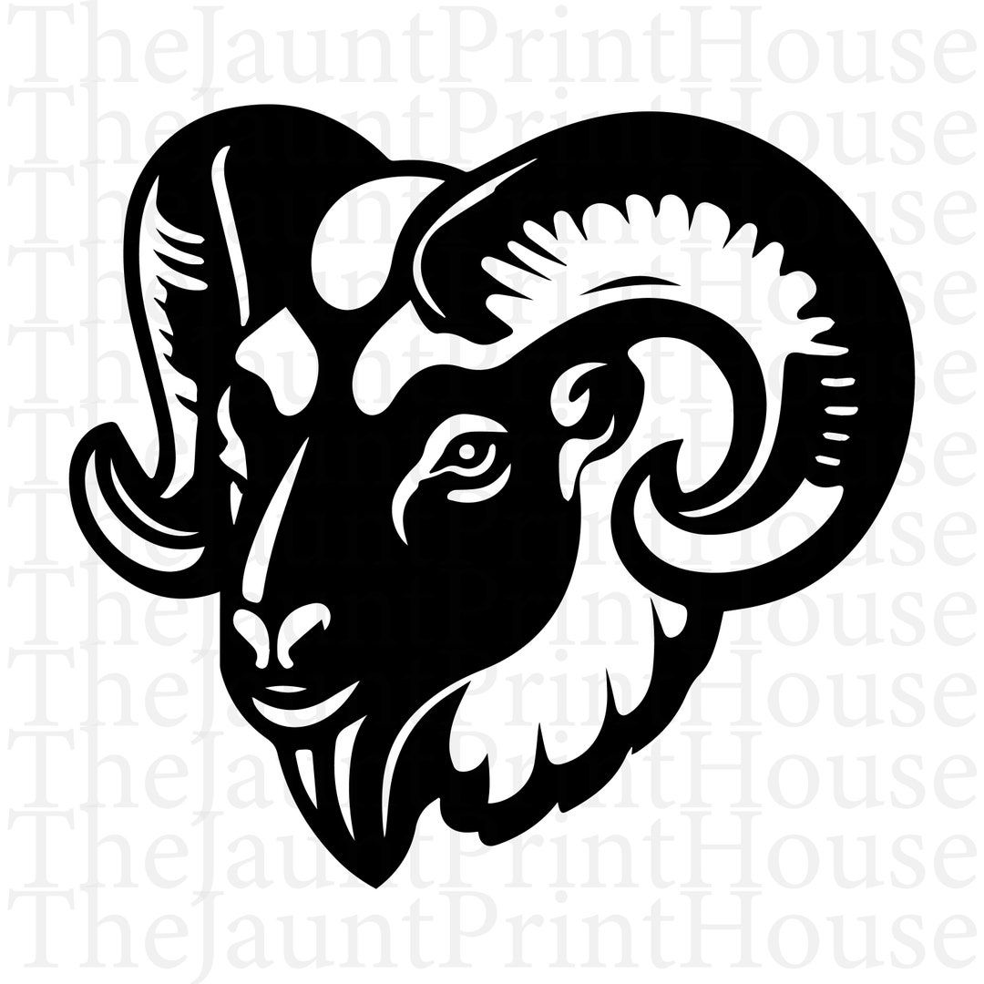 Ram Sheep Logo Vector Png Svg Jpeg Svg Dxf and Ai Files - Etsy