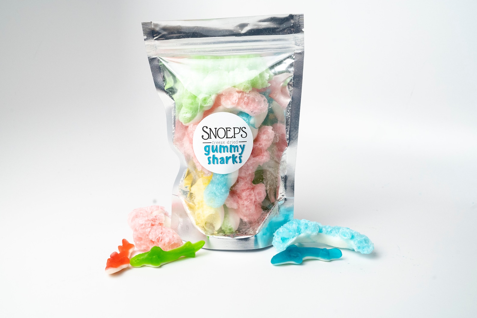 Freeze Dried Shark Gummy Candy FREE SHIPPING Gummy Shark Freeze Dried ...