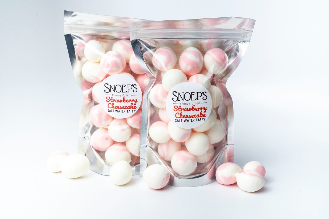 Freeze Dried Strawberry Cheesecake Taffy | FREE SHIPPING | Salt Water ...