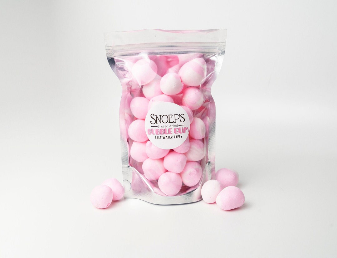 Freeze Dried Bubble Gum Taffy | FREE SHIPPING | Salt Water Taffy ...