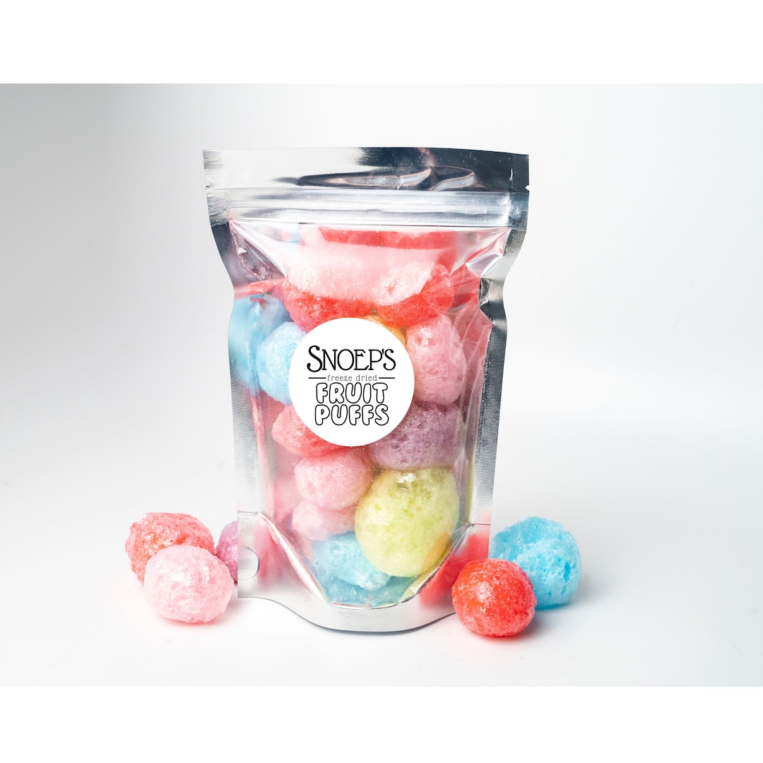 Freeze Dried Fruit Puff Candy | FREE SHIPPING | Watermelon Cherry Green ...