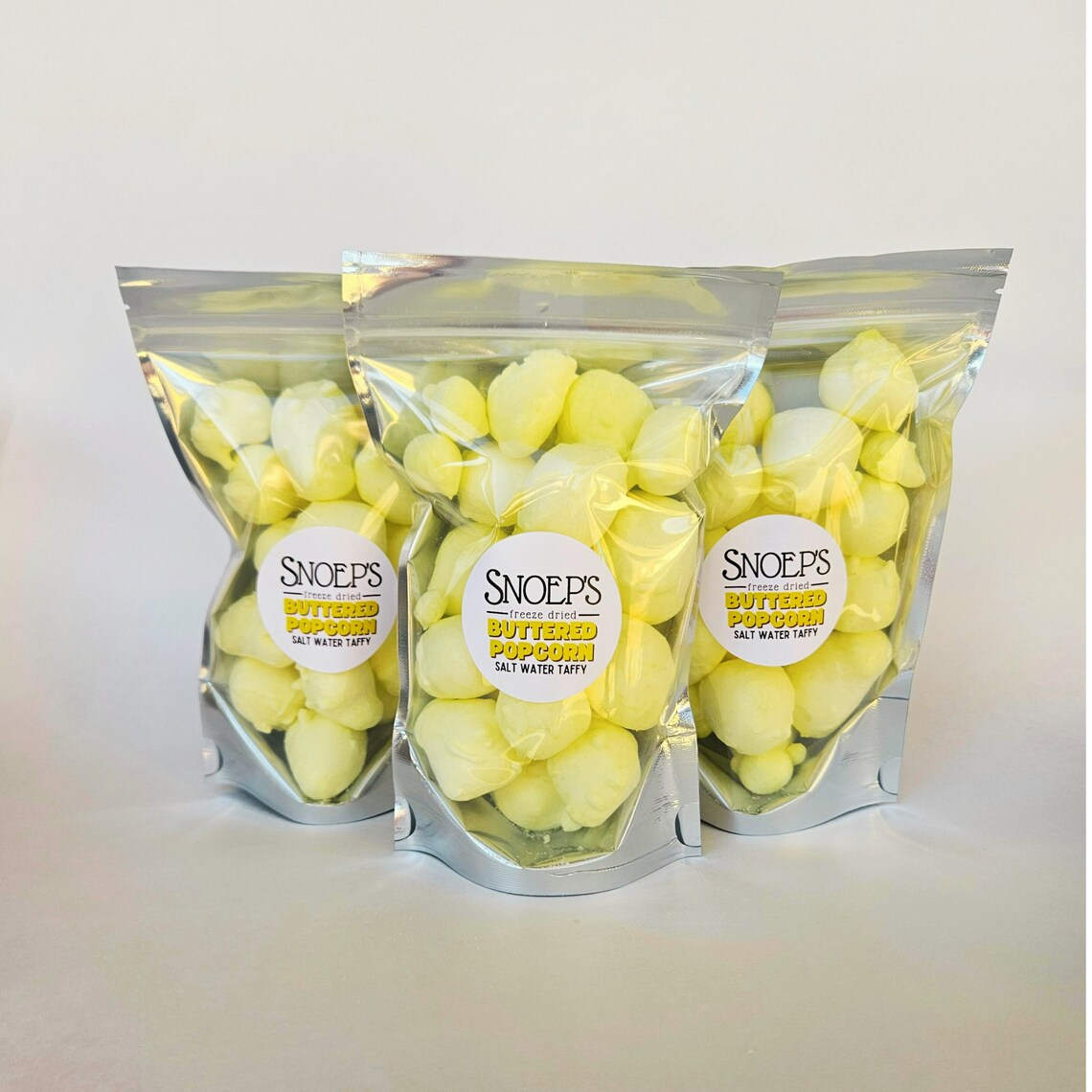 Freeze Dried Buttered Popcorn Taffy | FREE SHIPPING | Salt Water Taffy ...