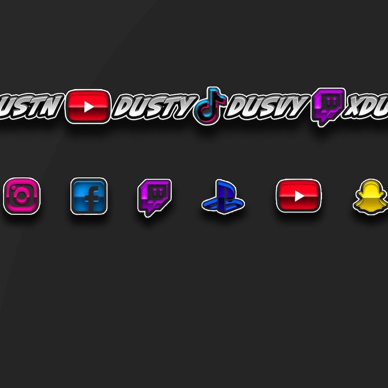 Overlay Socials - Etsy