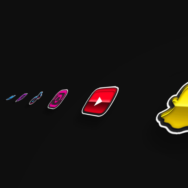 Social Media Overlay Photoshop PSD | Streaming, Video Creation ...