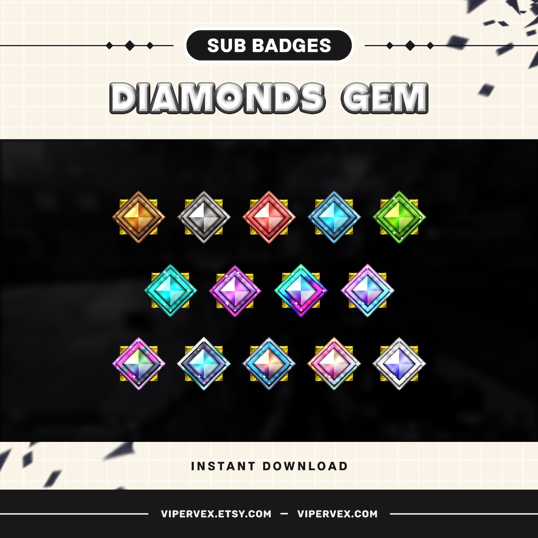 Twitch Badges for Twitch Streamers, Unique Twitch Badges, Twitch Badge ...