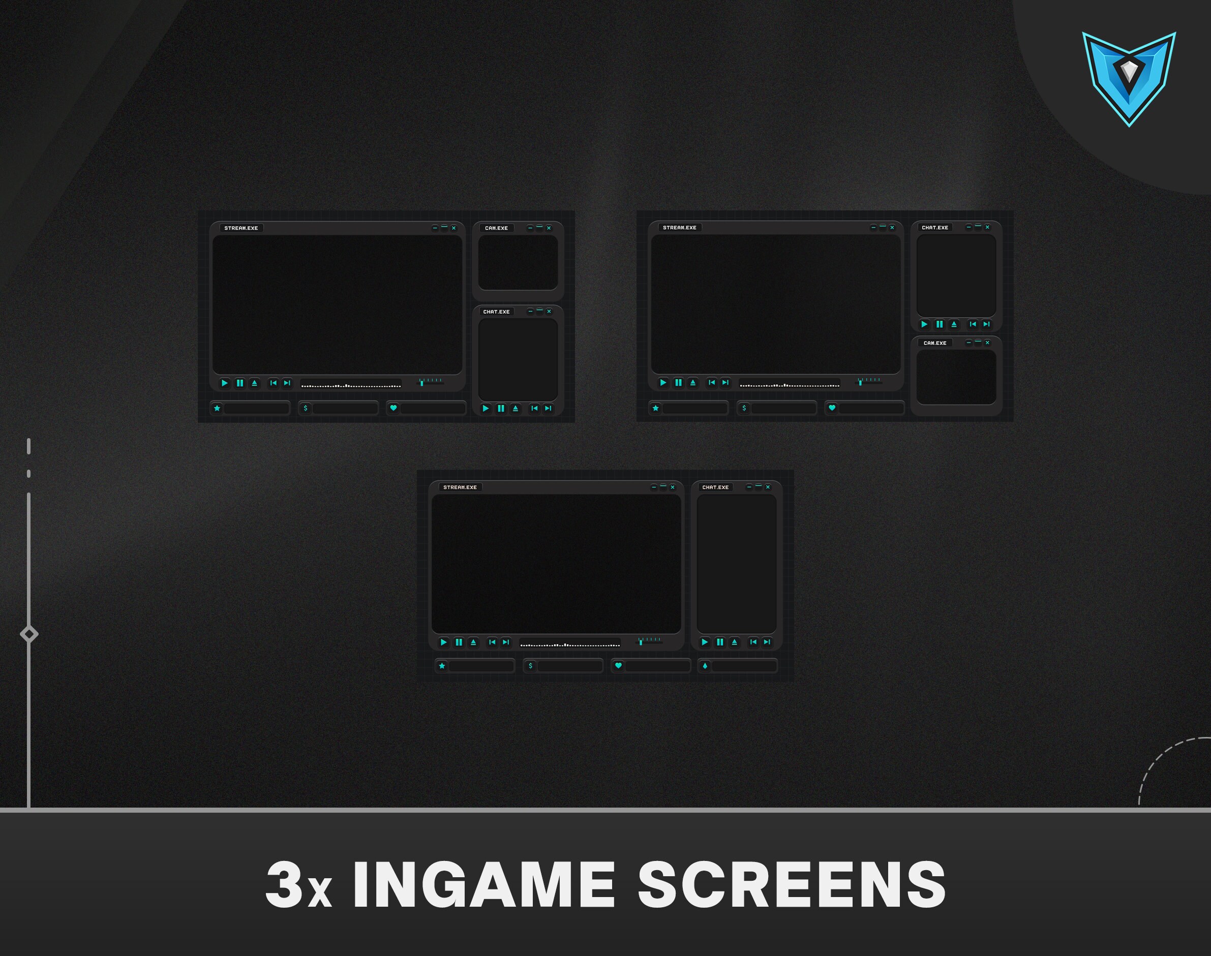 Animated Pixel Stream Overlay Package: Cozy Black Theme - Etsy