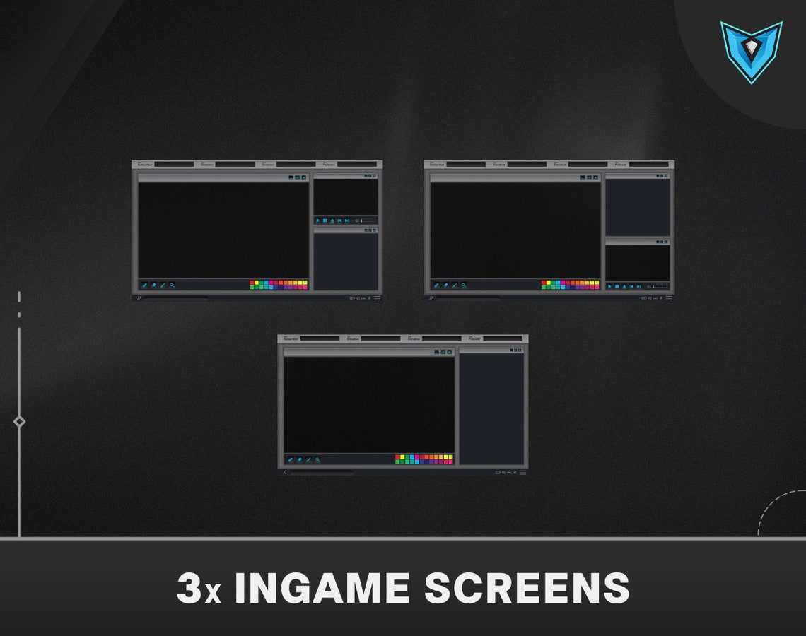 Aesthetic Gray Animated Stream Overlay Pack Twitch Overlay - Etsy