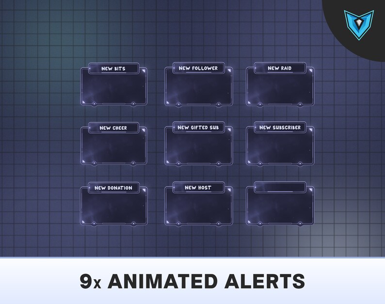 Purple Aesthetic Twitch Overlay Stream Pack Twitch Overlay - Etsy