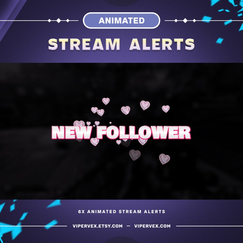 Animated Text Twitch Alerts, Twitch TV Alerts, Streamlabs Alerts ...