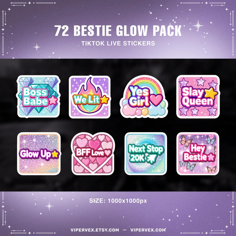 Tik Tok Stickers - Etsy