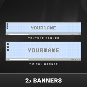 Animated Stream Overlay Package Blue, Twitch Loading Screen, Twitch ...