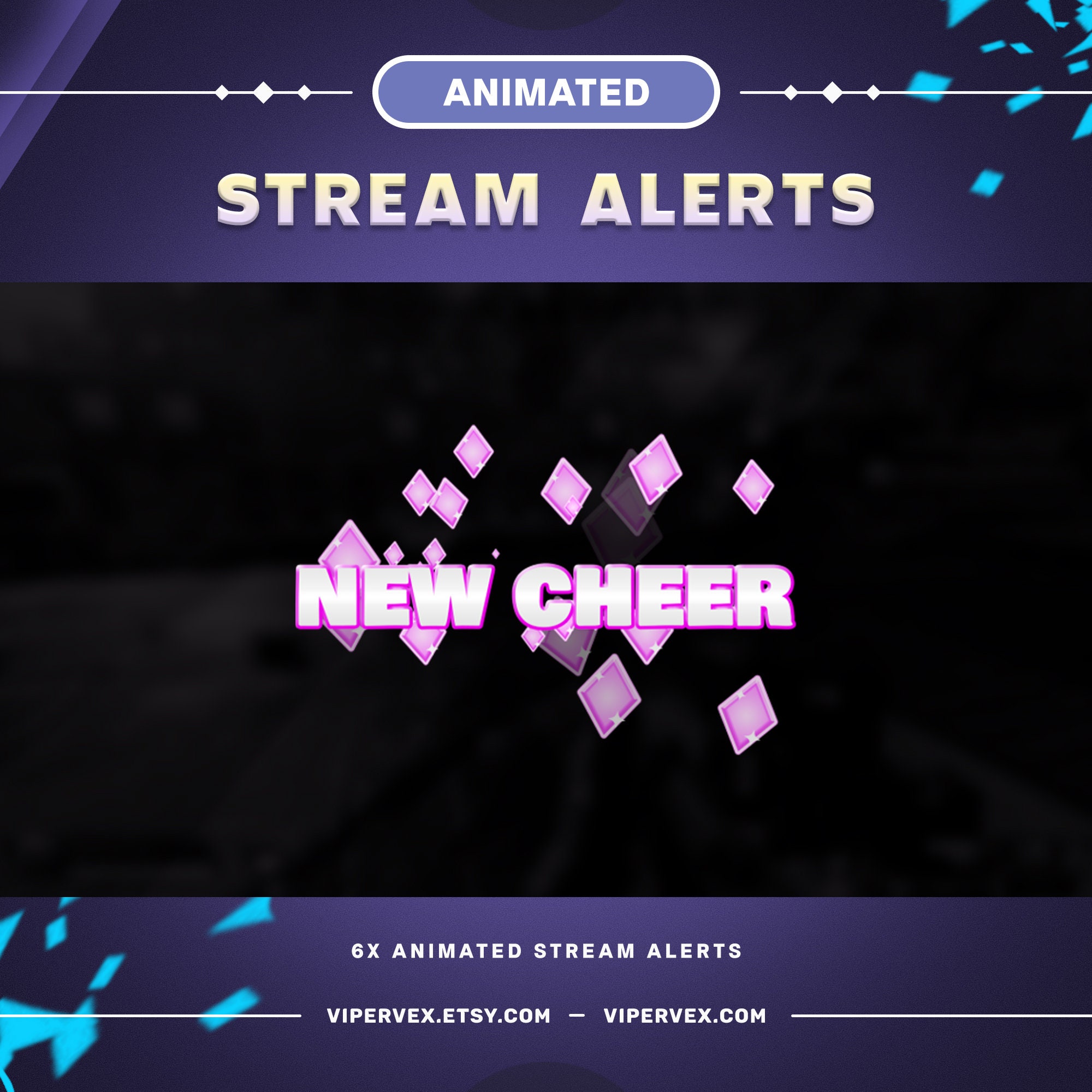 Animated Text Twitch Alerts, Twitch TV Alerts, Streamlabs Alerts ...