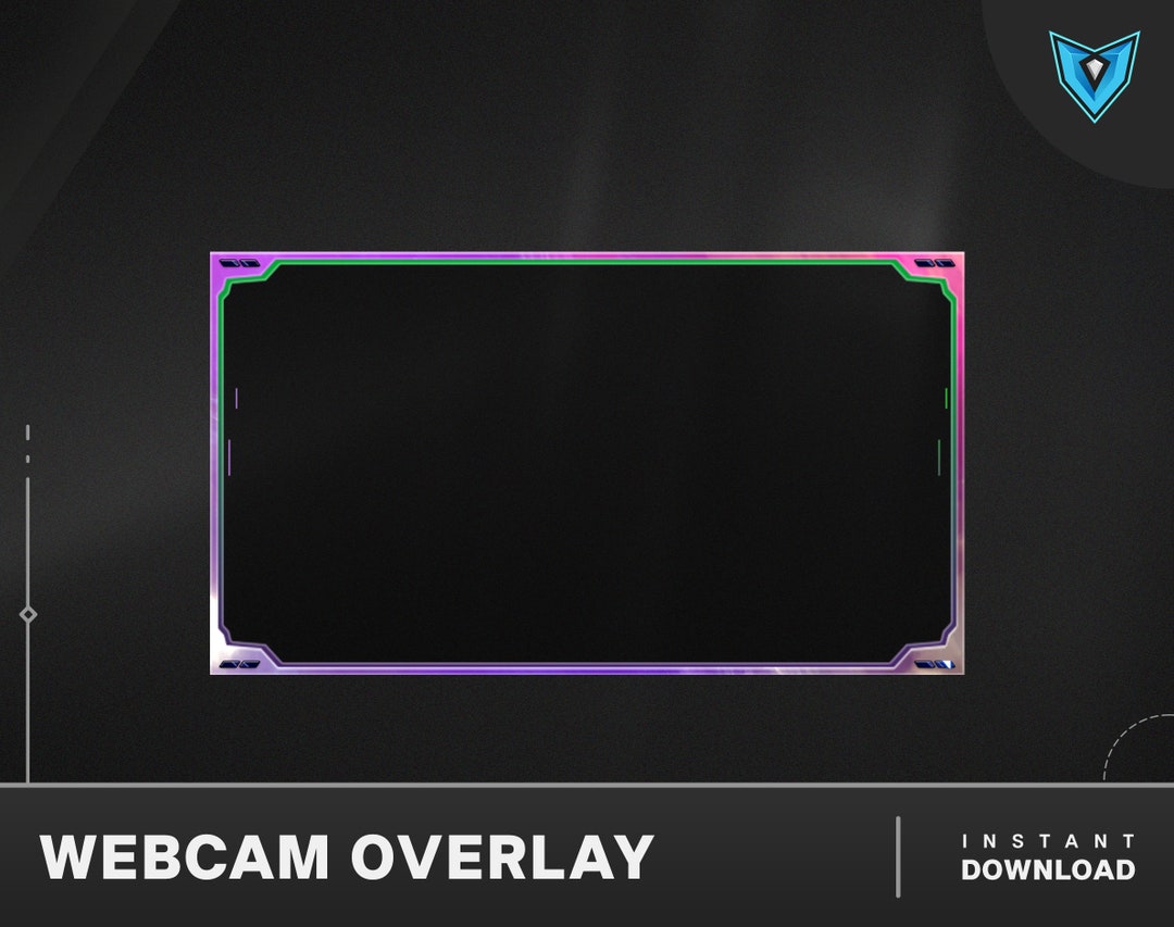 Pink Webcam Border for Twitch, Camera Border Twitch, Pink Webcam ...