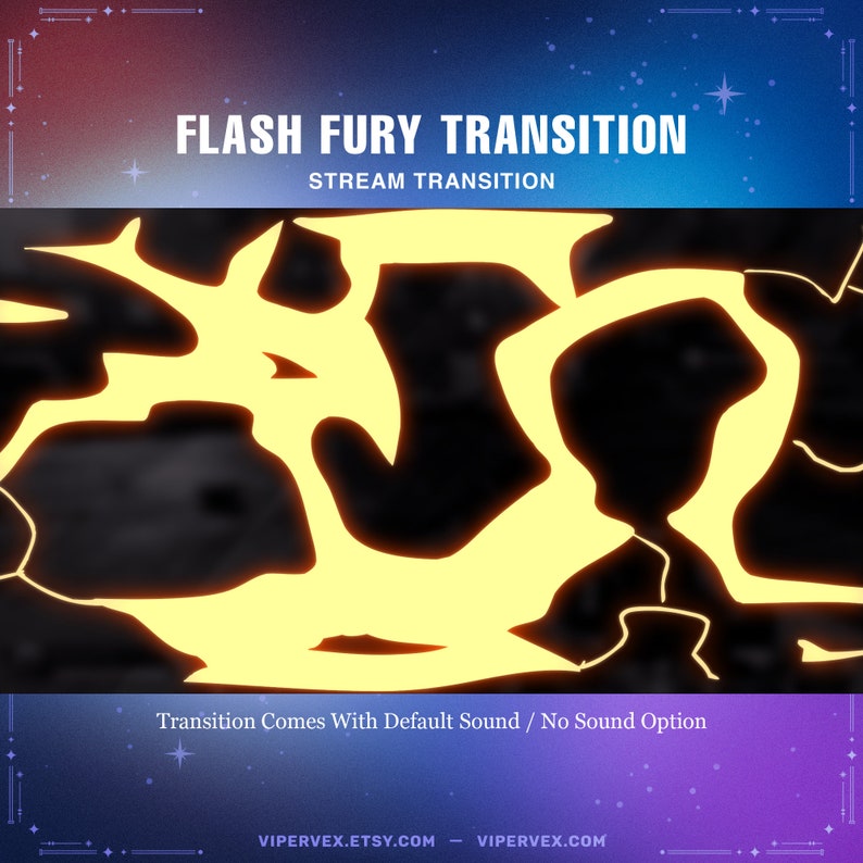 Flash OBS Stinger Transition for Twitch Streaming Anime & Vtuber ...