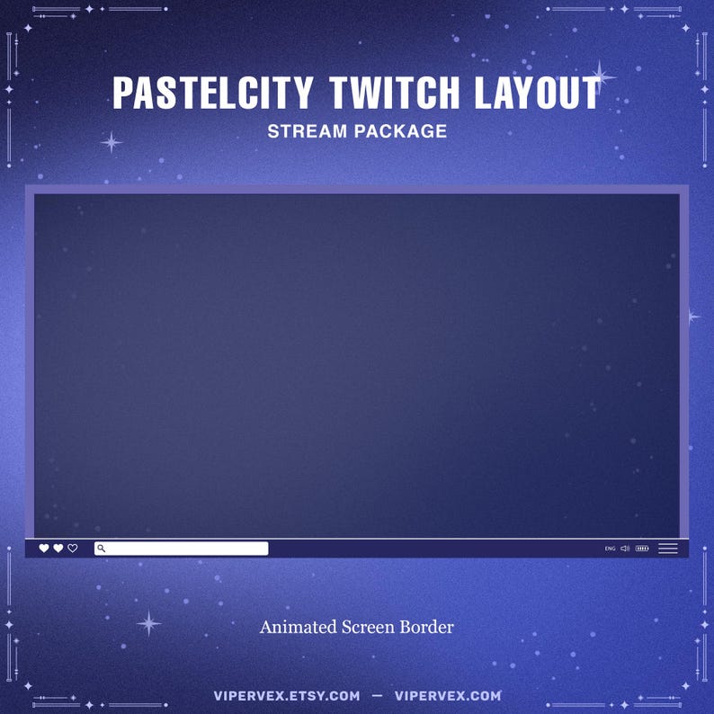 Animated Moon Twitch Overlay: Stream Package (digital Download) - Etsy
