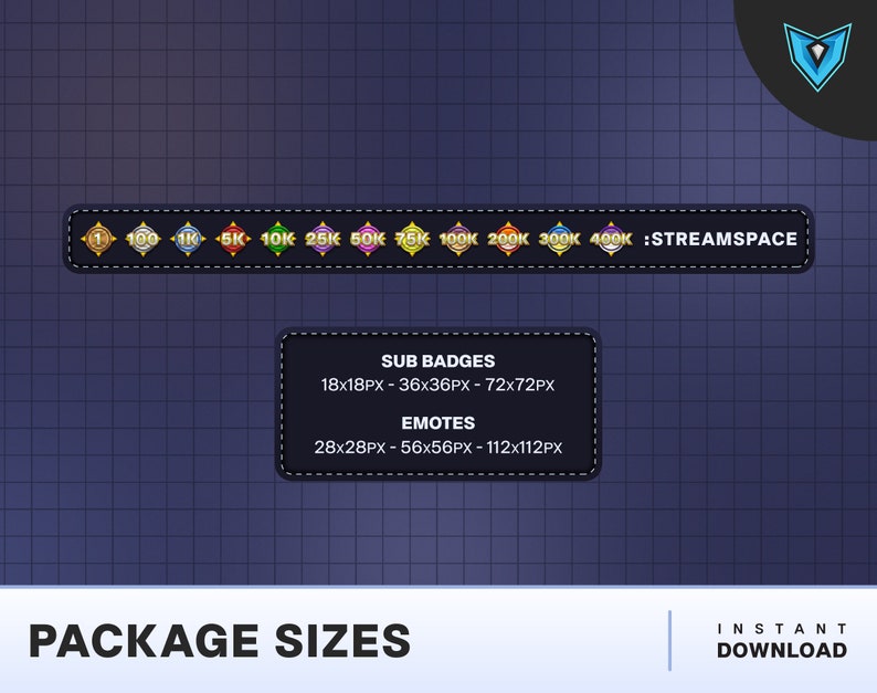 Twitch Sub Badges Bits Cheer Badges Twitch Bits Badges - Etsy