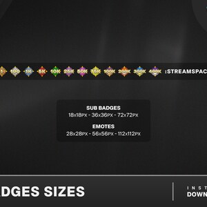 Twitch Sub Badges Bits, Cheer Badges, Twitch Bits Badges, Subscriber ...