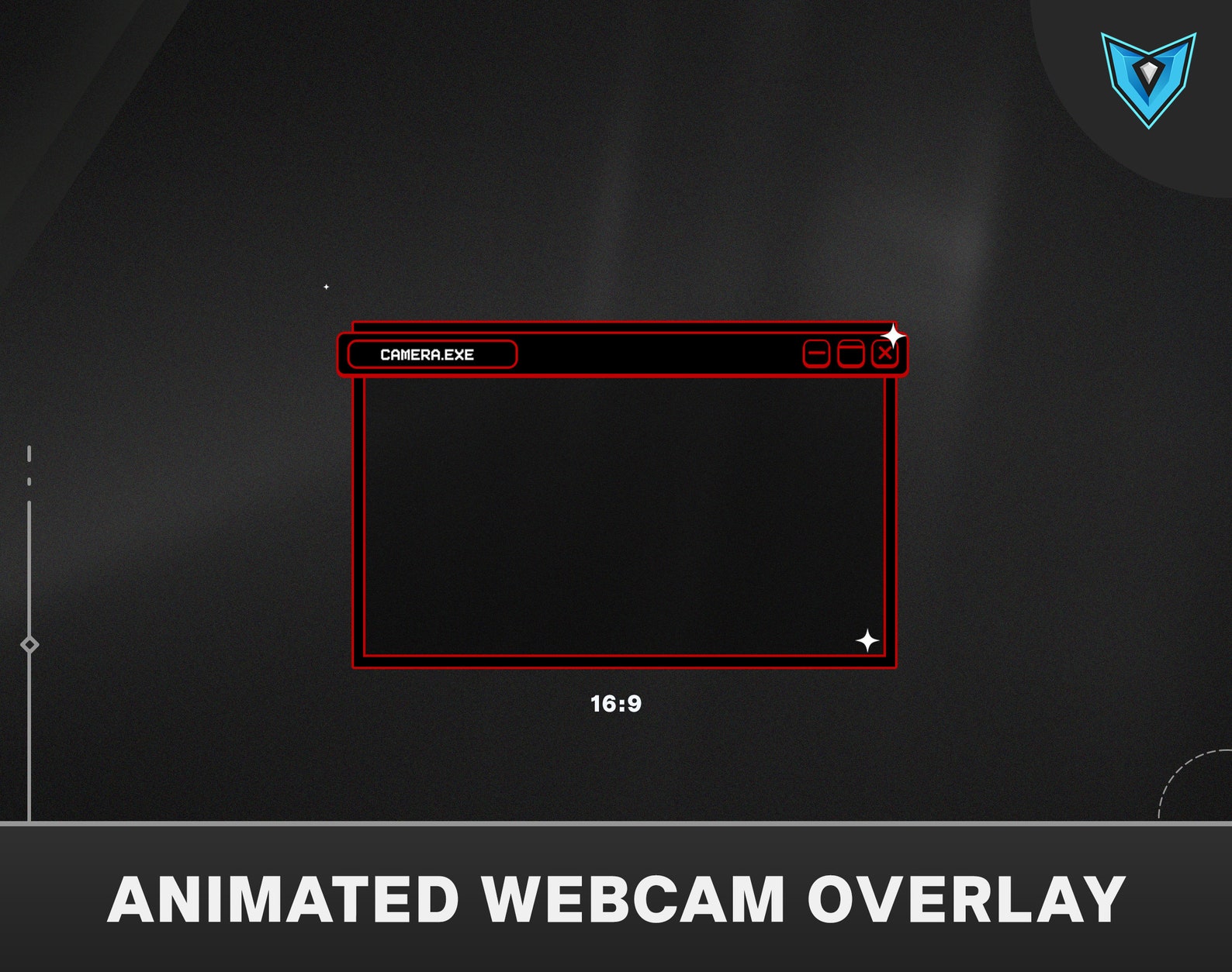 Black and Red Twitch Overlay Stream, Dark Twitch Overlay, Black Twitch ...