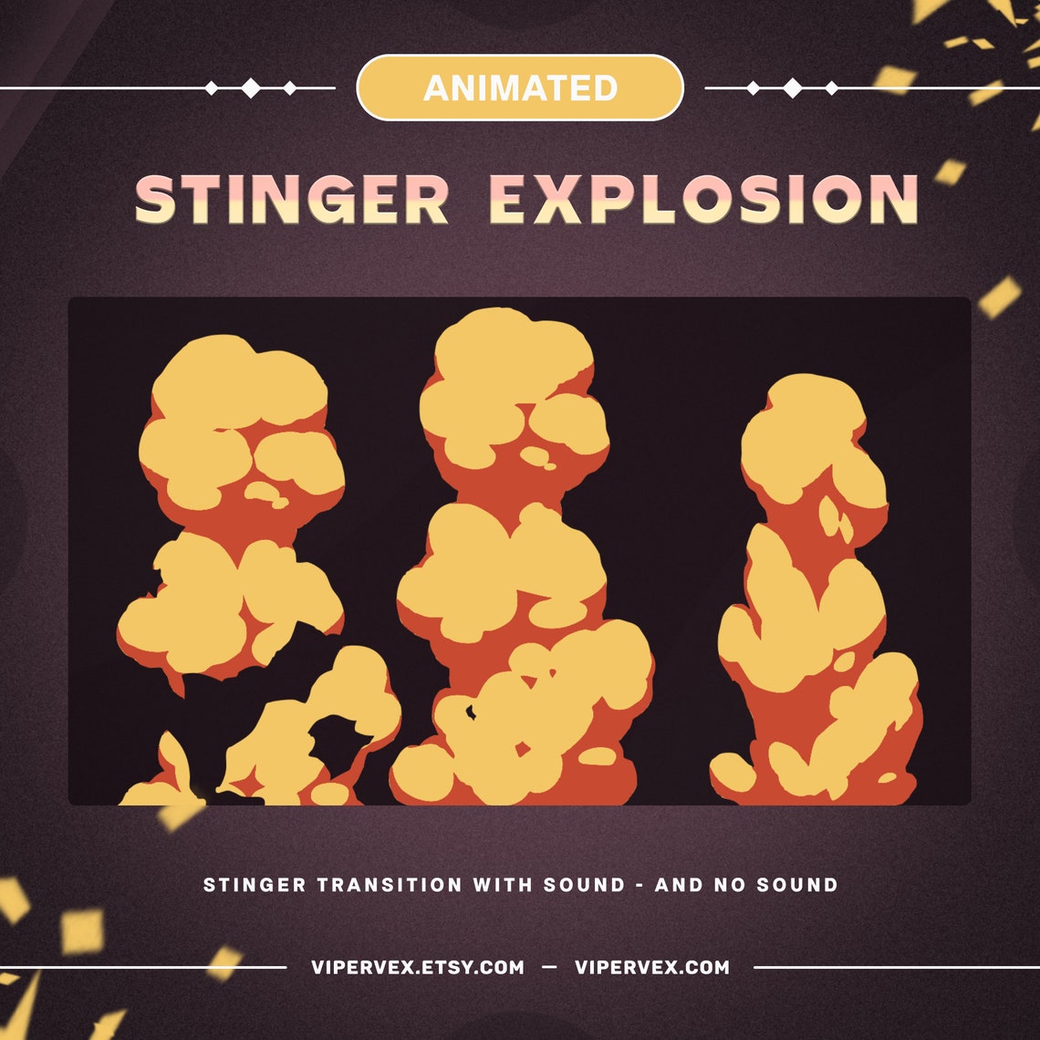 Twitch Stinger Transition, Obs Stinger Transition, Twitch Transitions ...