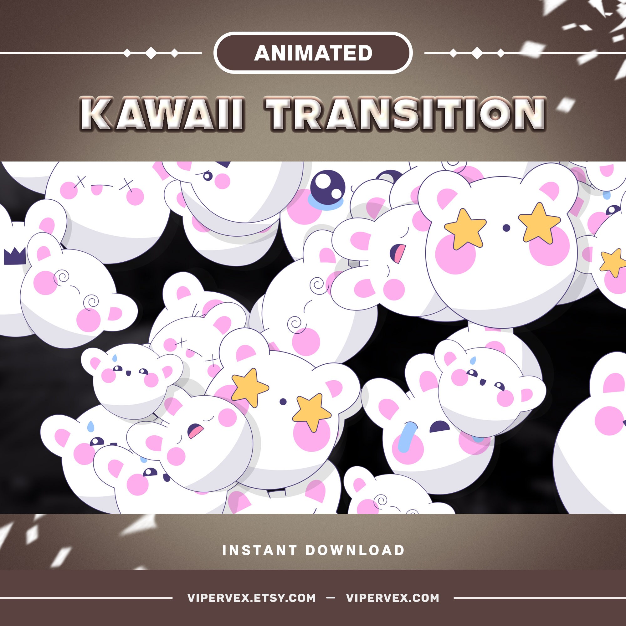 Cute Kawaii Twitch Transition, OBS Stinger, Scene Transition ...